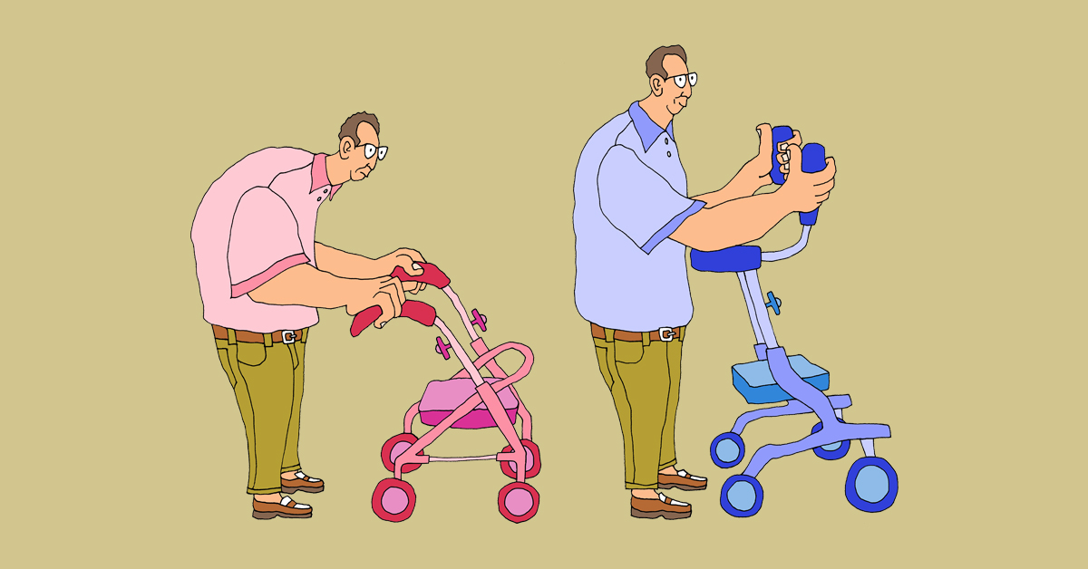 When a Walker Needs to Be Used with Parkinson's